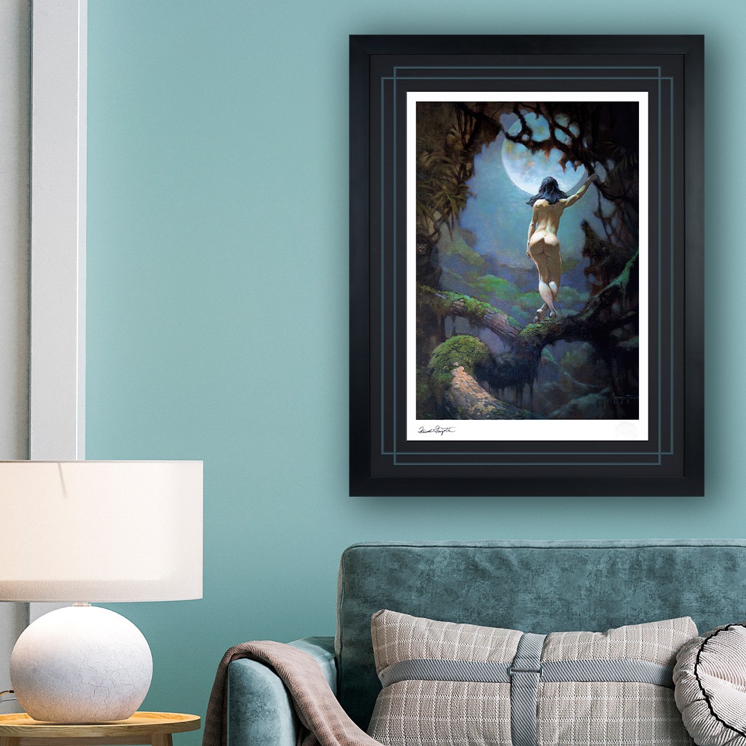 Moon's Rapture Fine Art Print by Frank Frazetta | Sideshow Collectibles