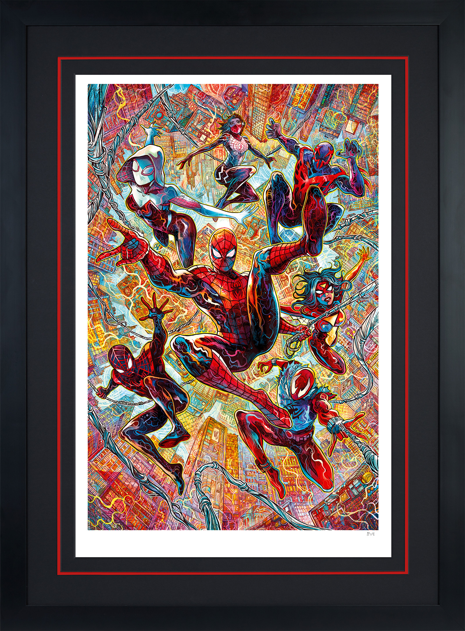 Out of the Spider-Verse Fine Art Print by Vincenzo Riccardi | Sideshow ...