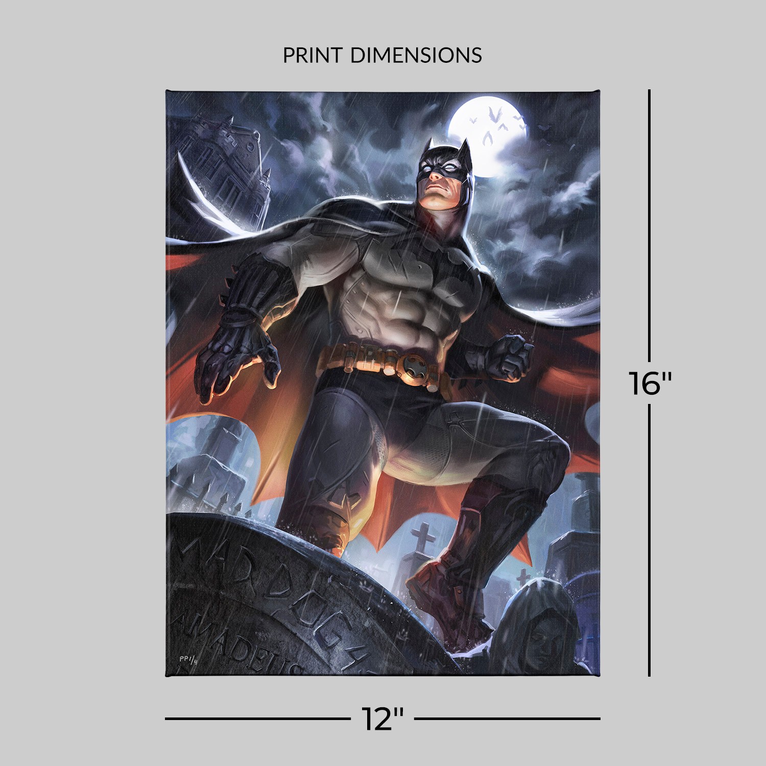 The Batman Fine Art Print by Alex Pascenko and Ian MacDonald | Sideshow ...