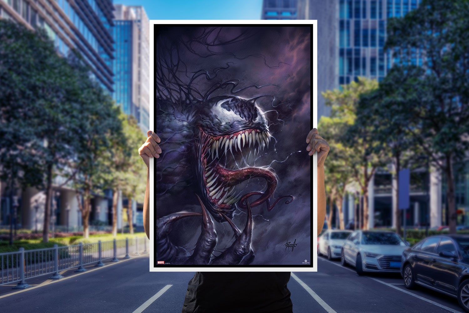 Venom #1 (Variant Edition) Fine Art Print by Grey Matter Art | Sideshow ...