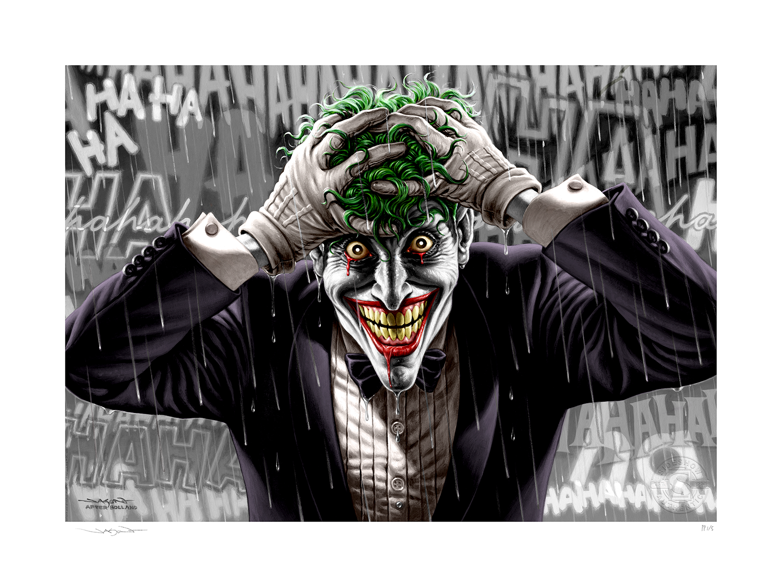 The Joker: Last Laugh Fine Art Print by Jason Edmiston | Sideshow ...