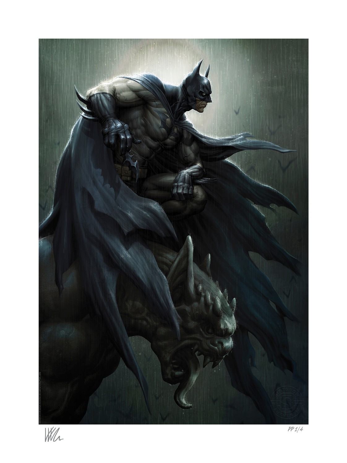 Batman™ Fine Art Print by Kendrick Lim | Sideshow Collectibles