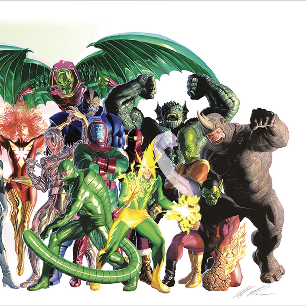 Marvel: Villains Fine Art Print by Alex Ross | Sideshow Collectibles