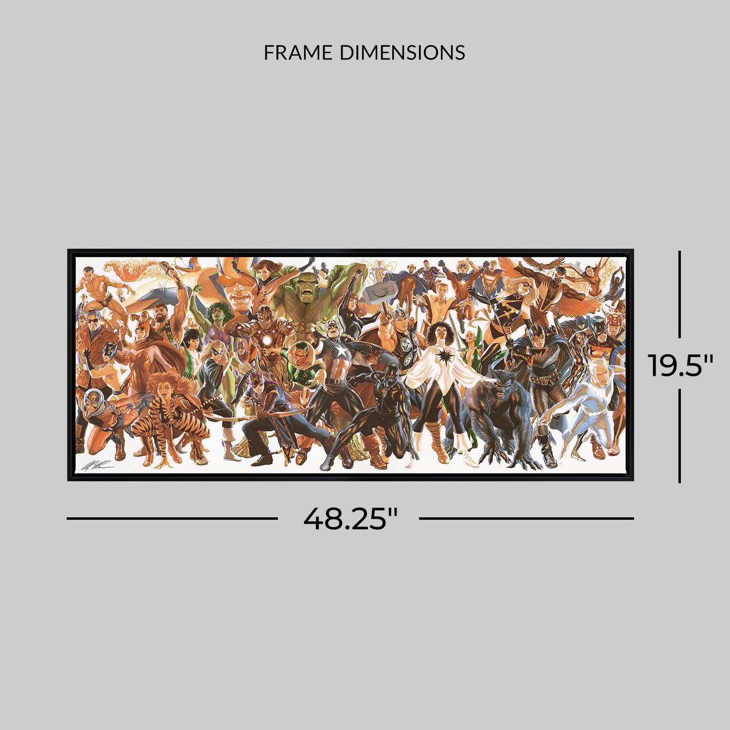 The Avengers: 60th Anniversary Tribute Fine Art Print by Alex Ross ...