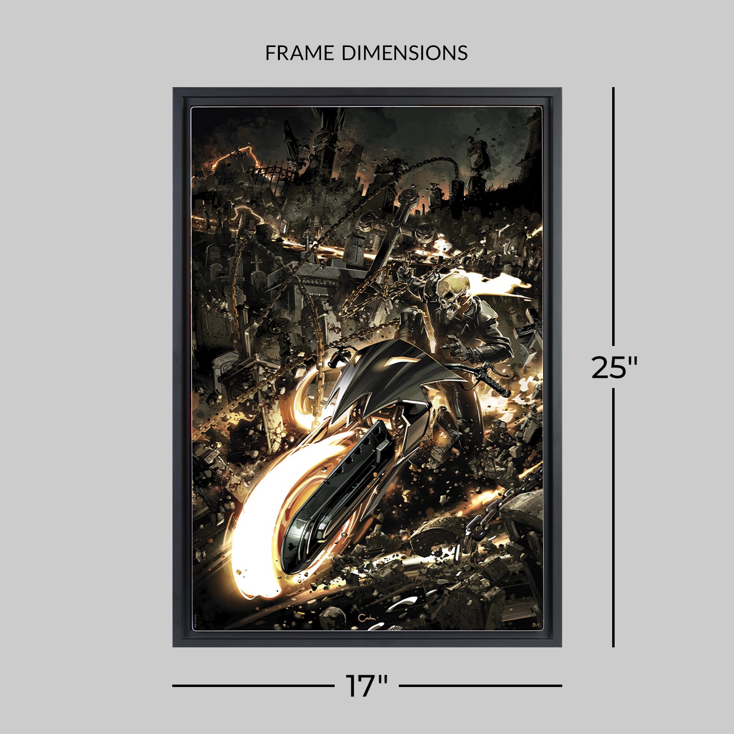 Ghost Rider Fine Art Print by Clayton Crain | Sideshow Collectibles