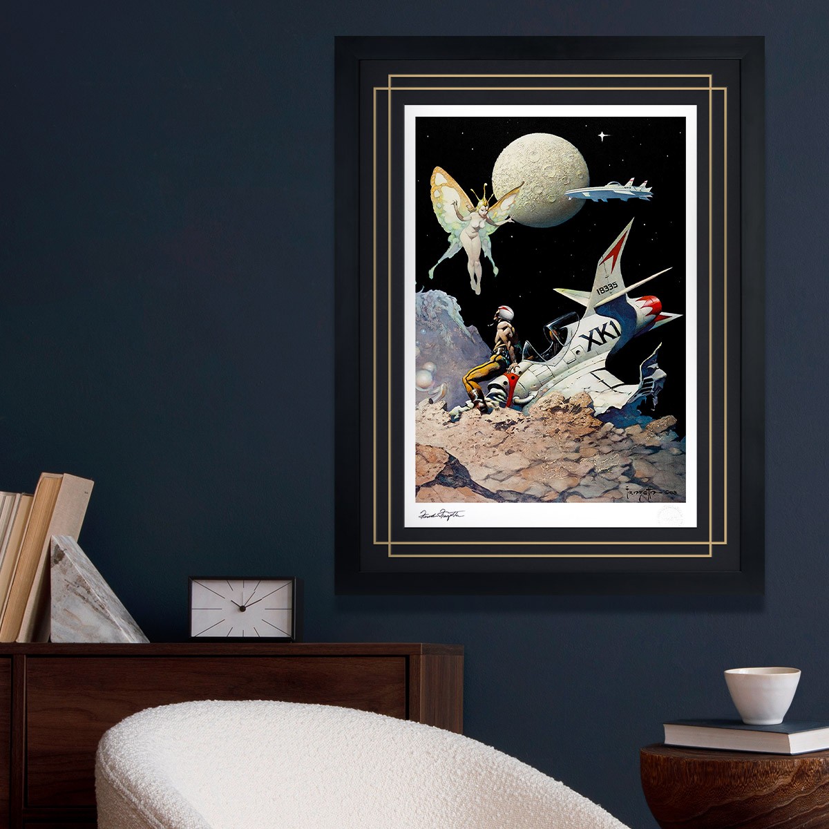 The Encounter Fine Art Print by Frank Frazetta | Sideshow Collectibles