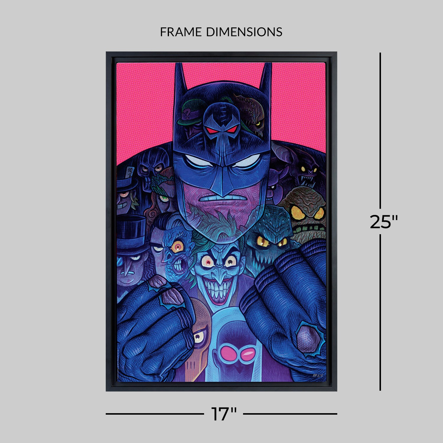 Batman & The Rogues Gallery Fine Art Print by Dan Hipp | Sideshow ...