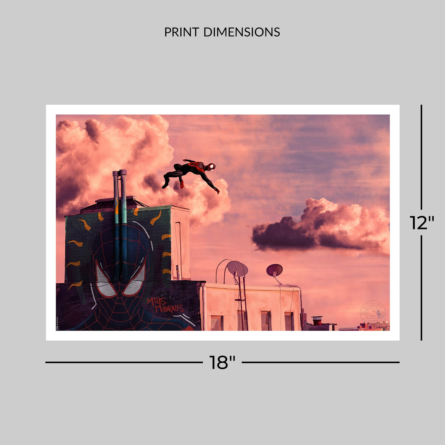 Spider-Man: Miles Morales Fine Art Print by Royalston | Sideshow ...
