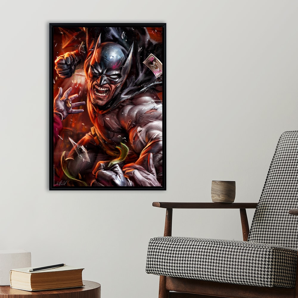 Eternal Enemies: The Joker vs Batman Fine Art Print by Ian MacDonald ...