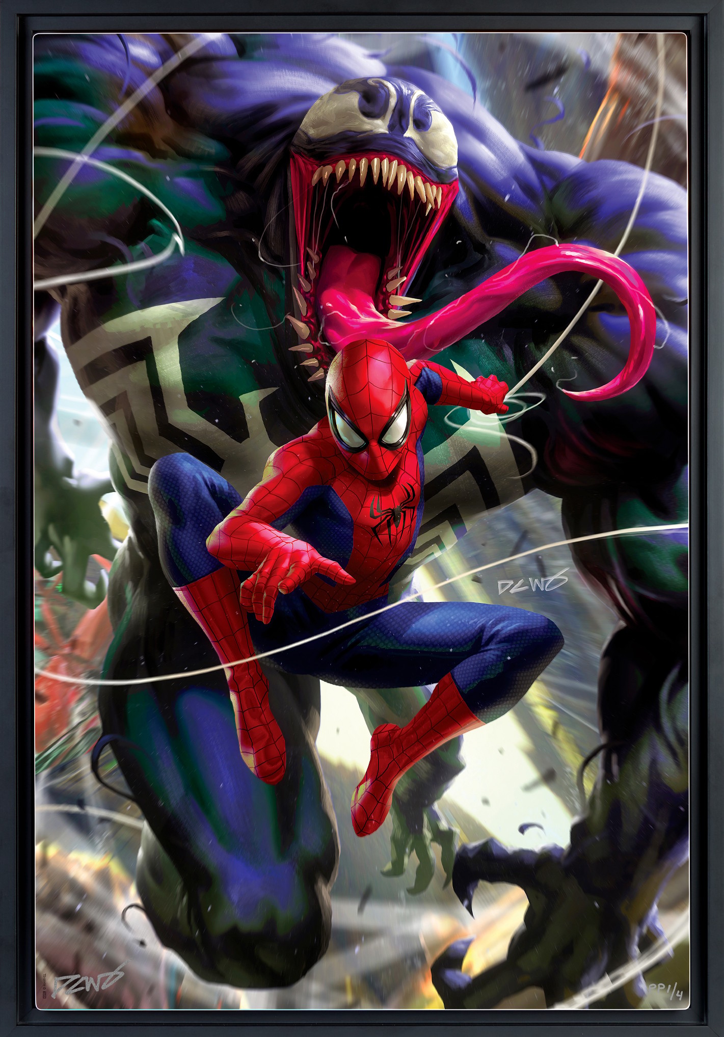 Non-Stop Spider-Man! Fine Art Print by Derrick Chew | Sideshow Collectibles