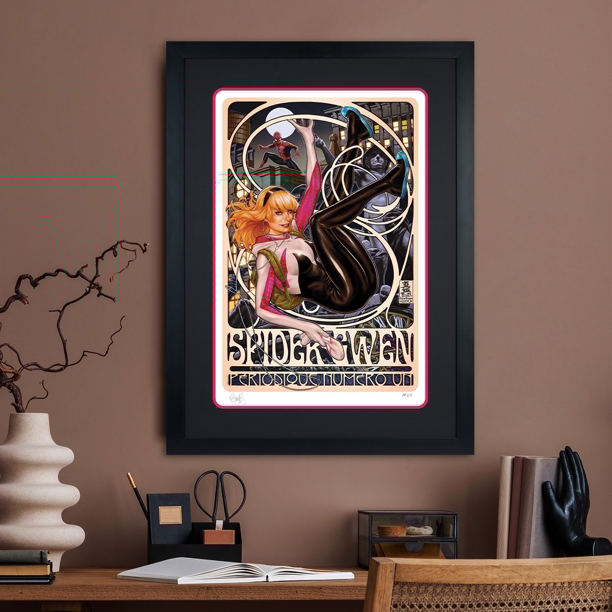 Spider-Gwen: Périodique Numéro Un Fine Art Print by Mark Brooks ...