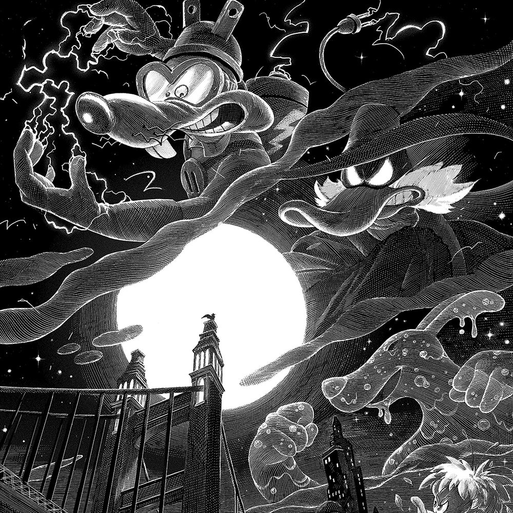Darkwing Duck "The Terror That Flaps in The Night" Art Print by Cyclops ...