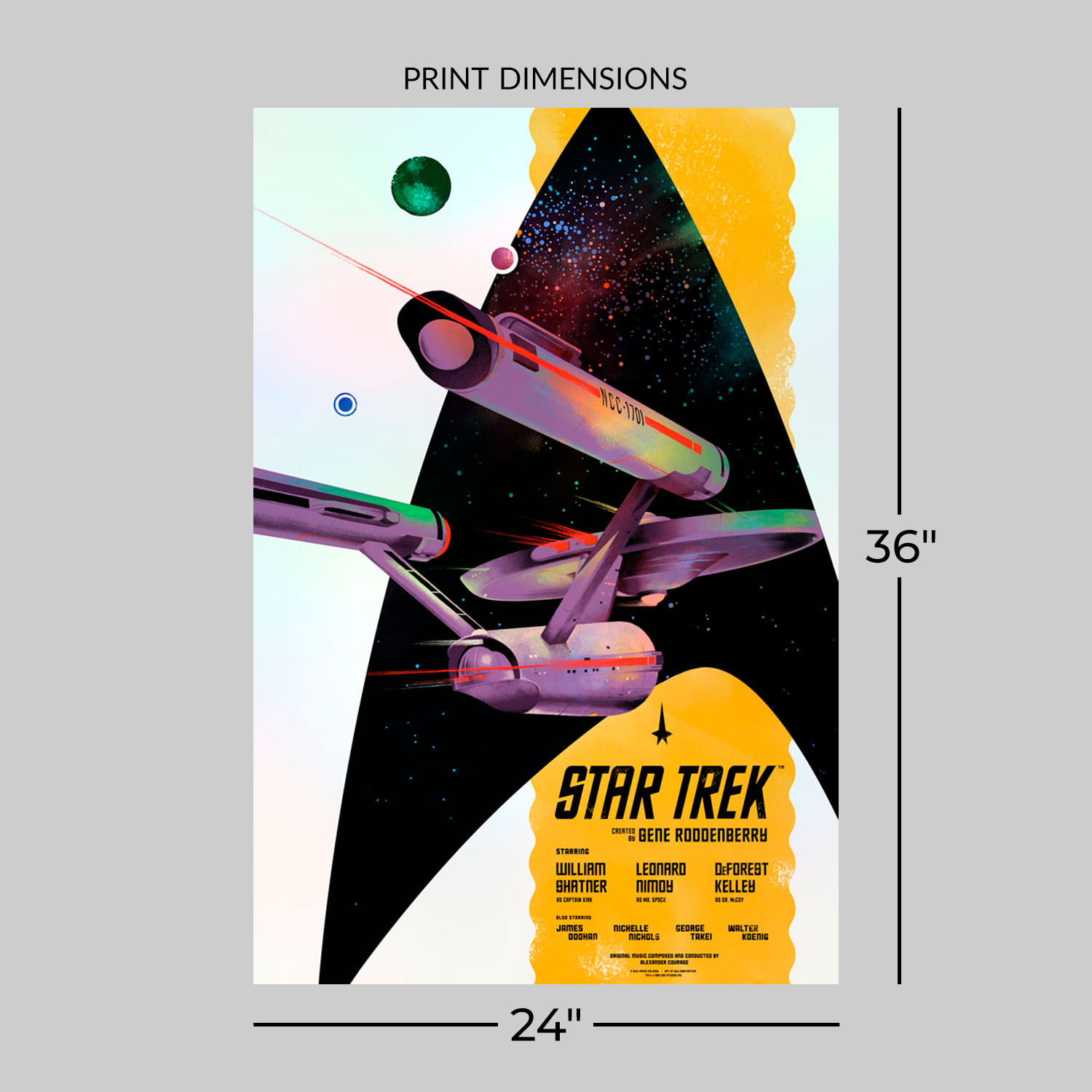 Star Trek: The Original Series Art Print by Vice Press | Sideshow ...