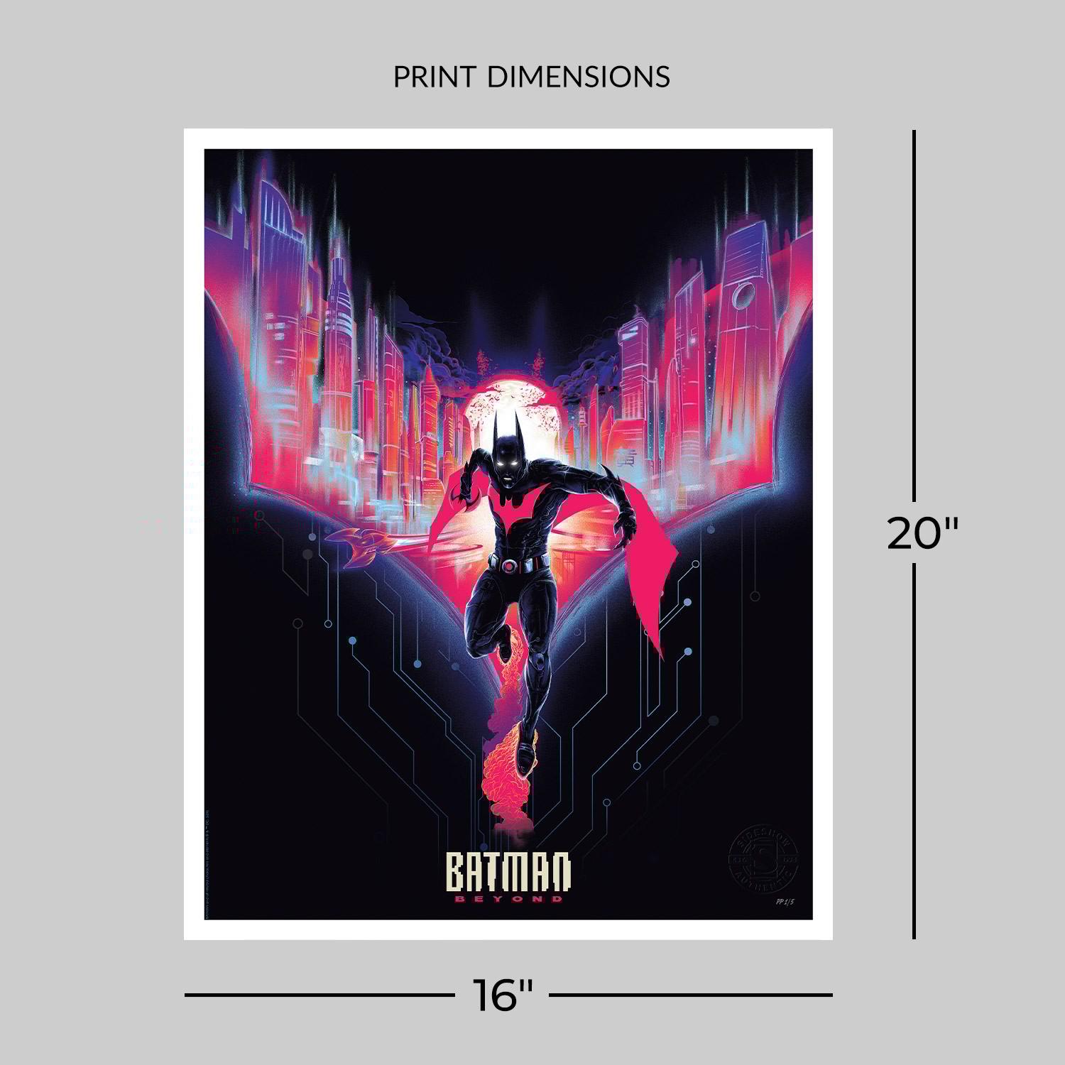 Batman Beyond Fine Art Print by Ryan Shumate | Sideshow Collectibles