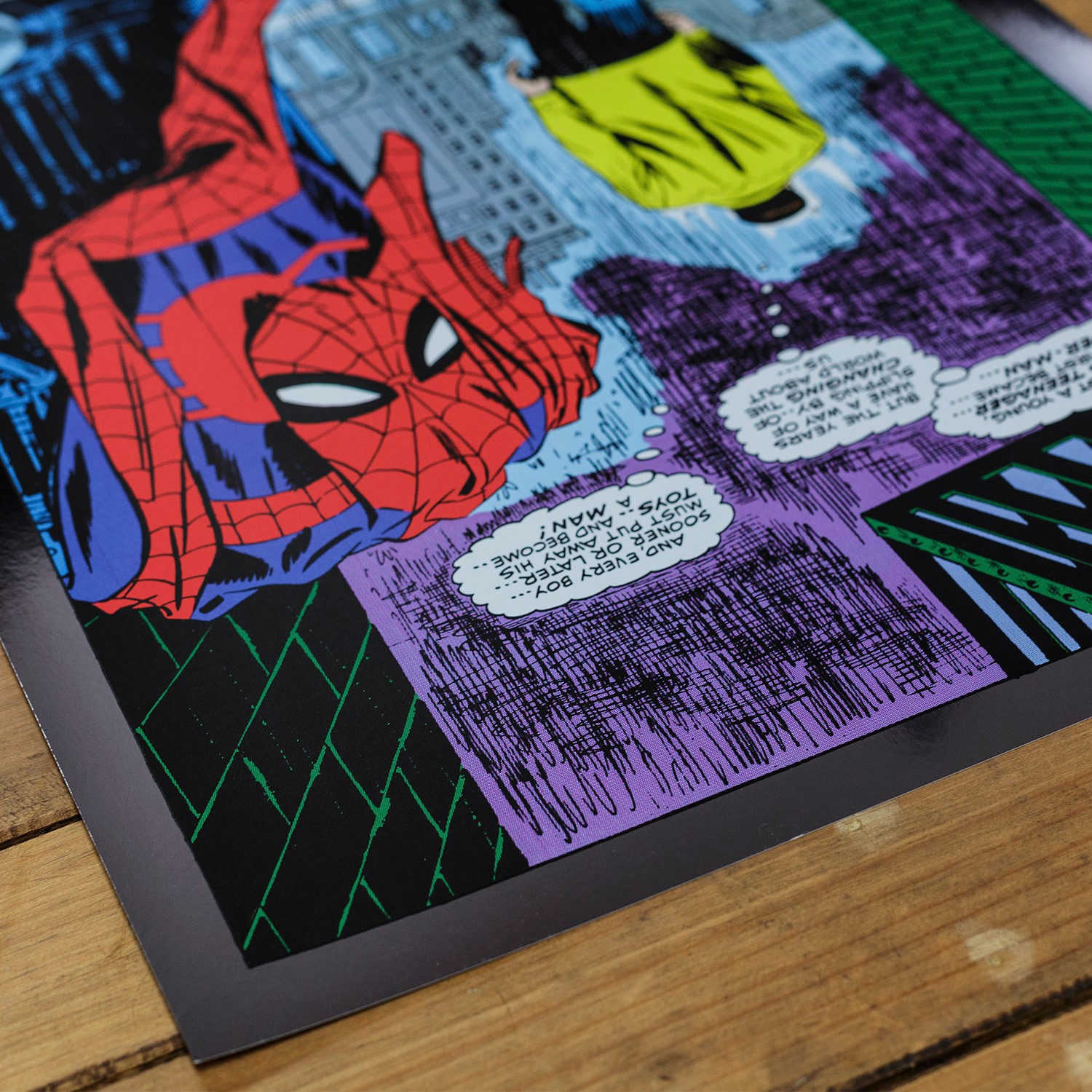 Spider-Man No More (Black Foil) Screenprint by John Romita Sr ...