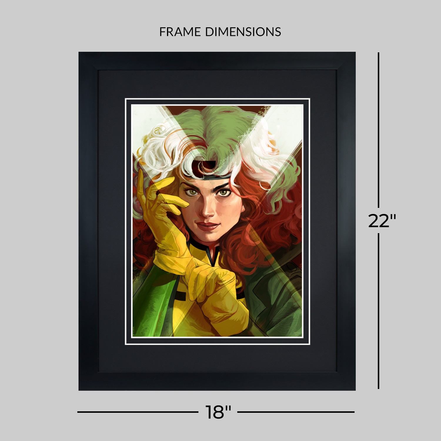 X-Men Portraits: Rogue Fine Art Print by Uzuri | Sideshow Collectibles