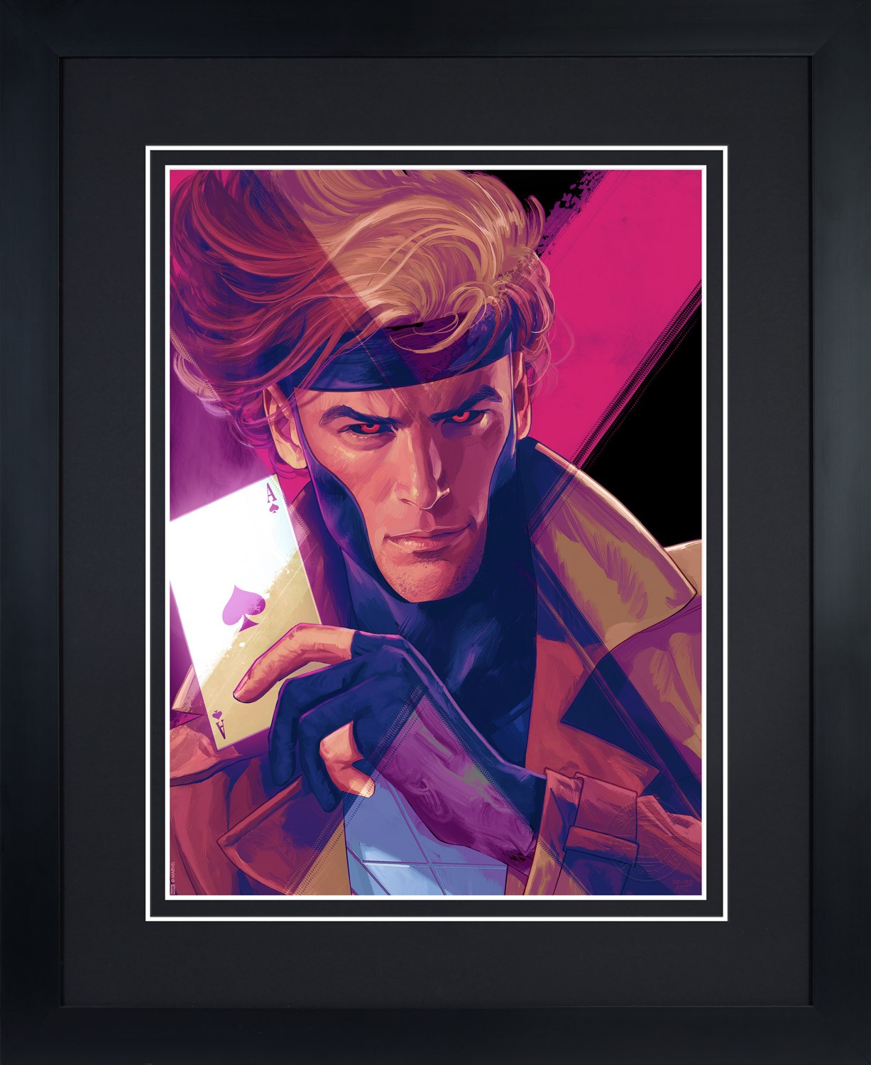 X-Men Portraits: Gambit Fine Art Print by Uzuri | Sideshow Collectibles