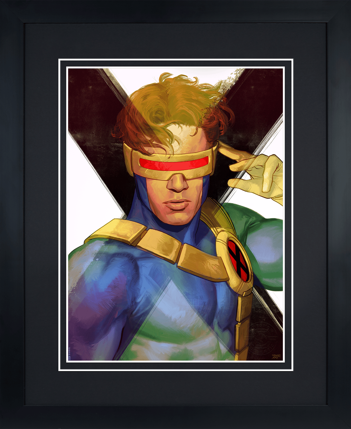 X-Men Portraits: Cyclops Fine Art Print by Uzuri | Sideshow Collectibles