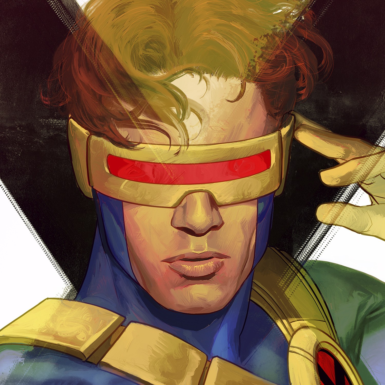 X-Men Portraits: Cyclops Fine Art Print by Uzuri | Sideshow Collectibles
