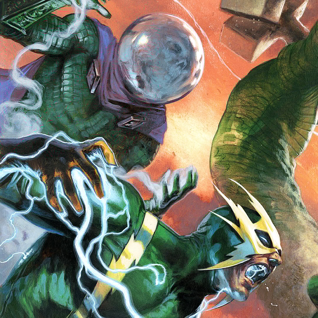 The Amazing Spider-Man vs Sinister Six Fine Art Print by Gabriele Dell ...