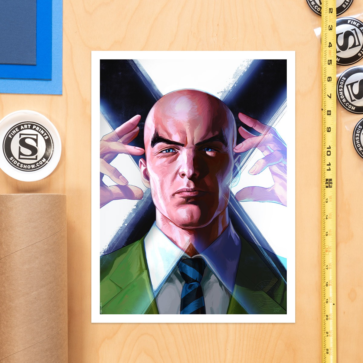 X-Men Portraits: Charles Xavier Fine Art Print by Uzuri | Sideshow ...