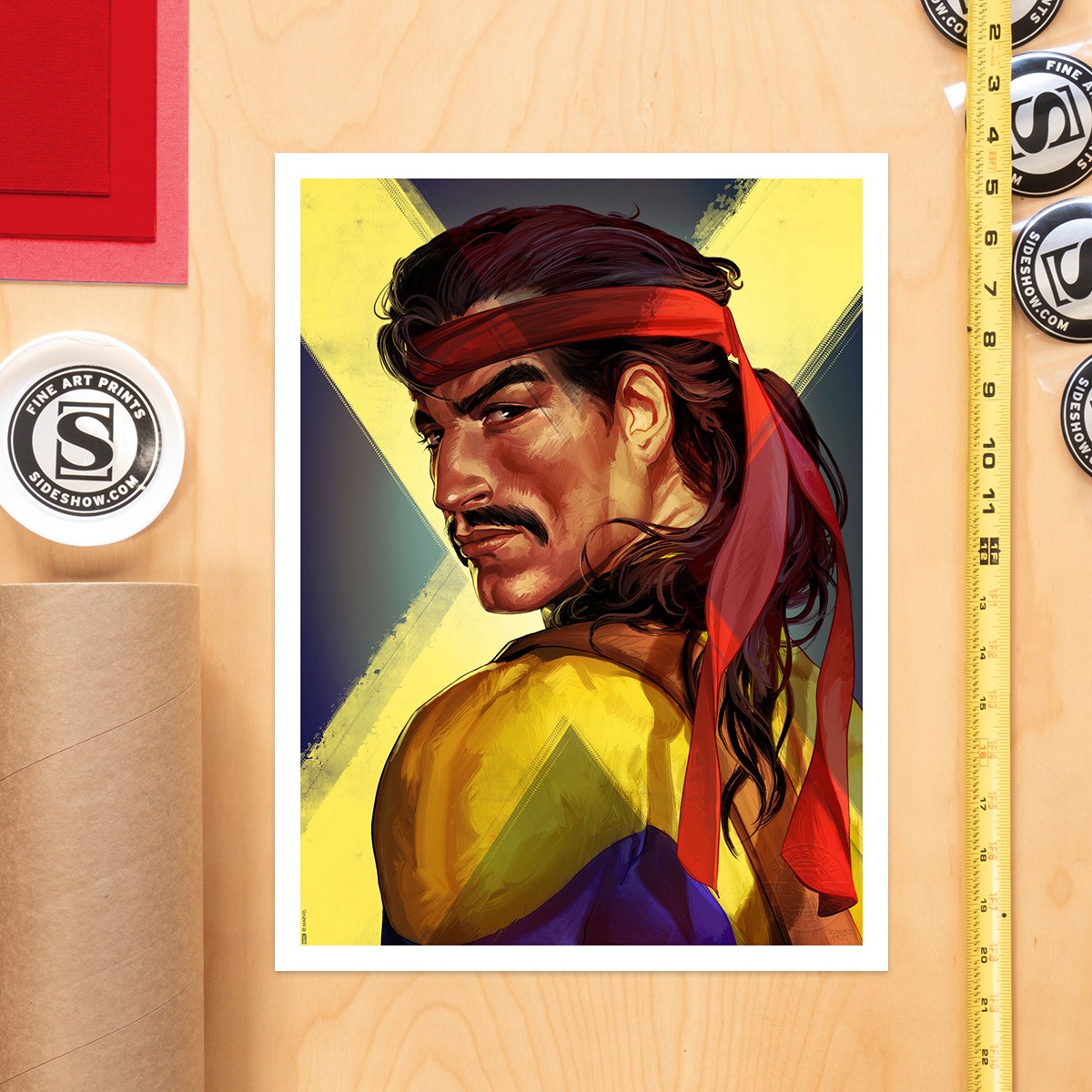 X-Men Portraits: Forge Fine Art Print by Uzuri | Sideshow Collectibles