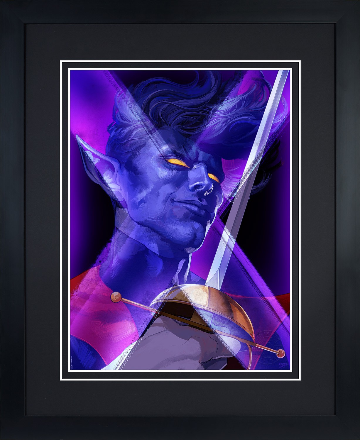 X-Men Portraits: Nightcrawler Fine Art Print by Uzuri | Sideshow ...
