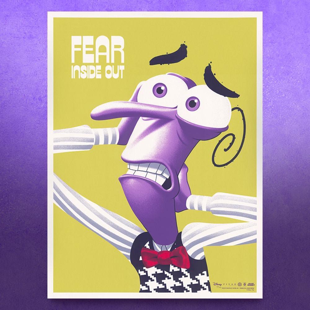 Fear (Inside Out) Art Print by Cyclops Print Works | Sideshow Collectibles