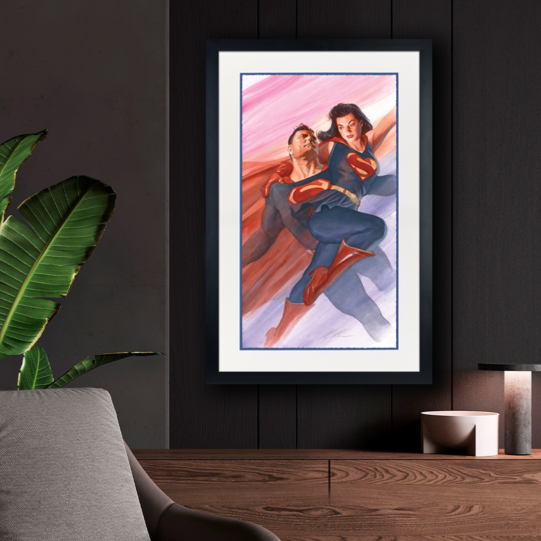 Kryptonian Super Heroes Fine Art Print By Alex Ross Sideshow Collectibles
