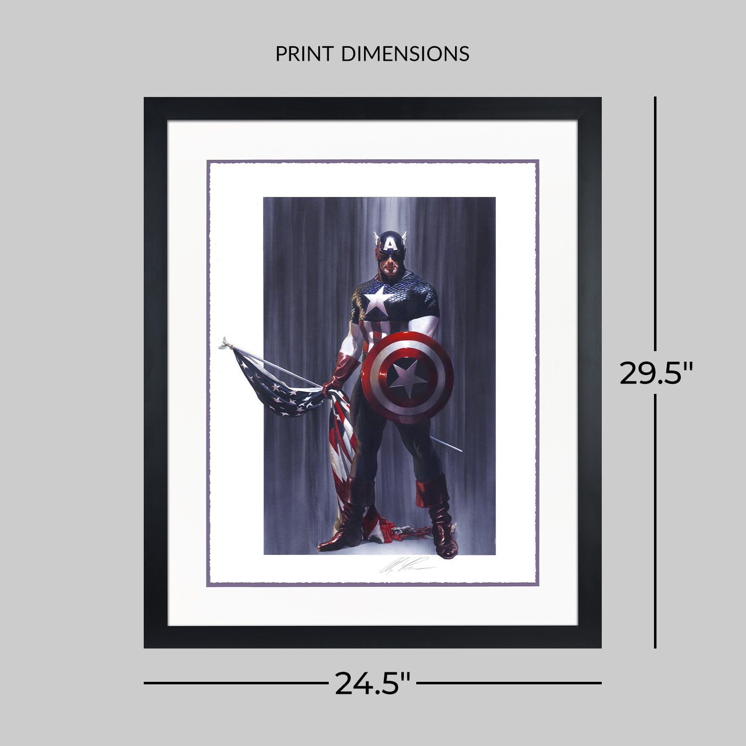Captain America: Patriot Fine Art Print by Alex Ross | Sideshow ...