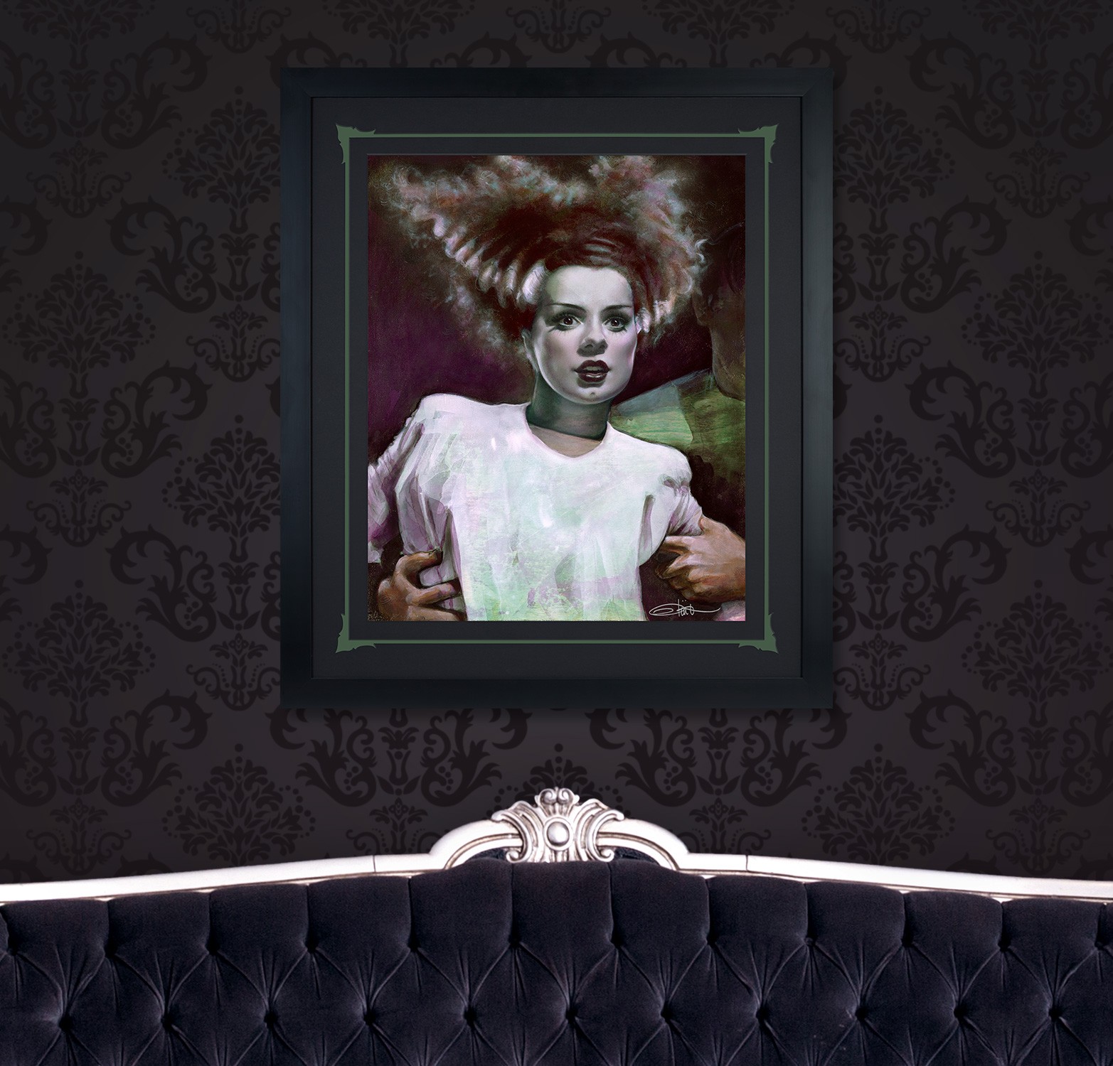 The Bride of Frankenstein Fine Art Print by Olivia De Berardinis ...