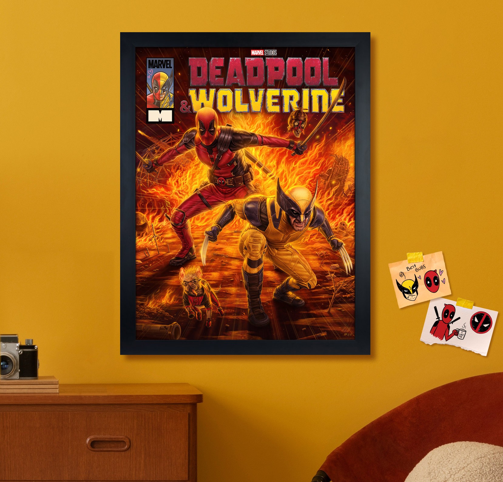 Deadpool & Wolverine Fine Art Print by Sam Green | Sideshow Collectibles