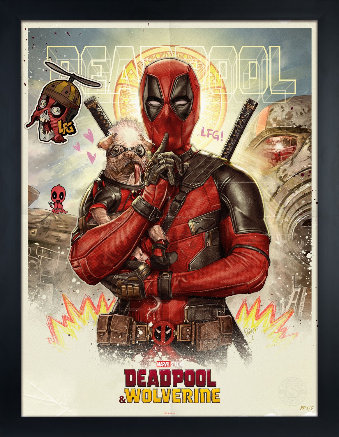 Come Together: Deadpool Fine Art Print by Ruiz Burgos | Sideshow ...