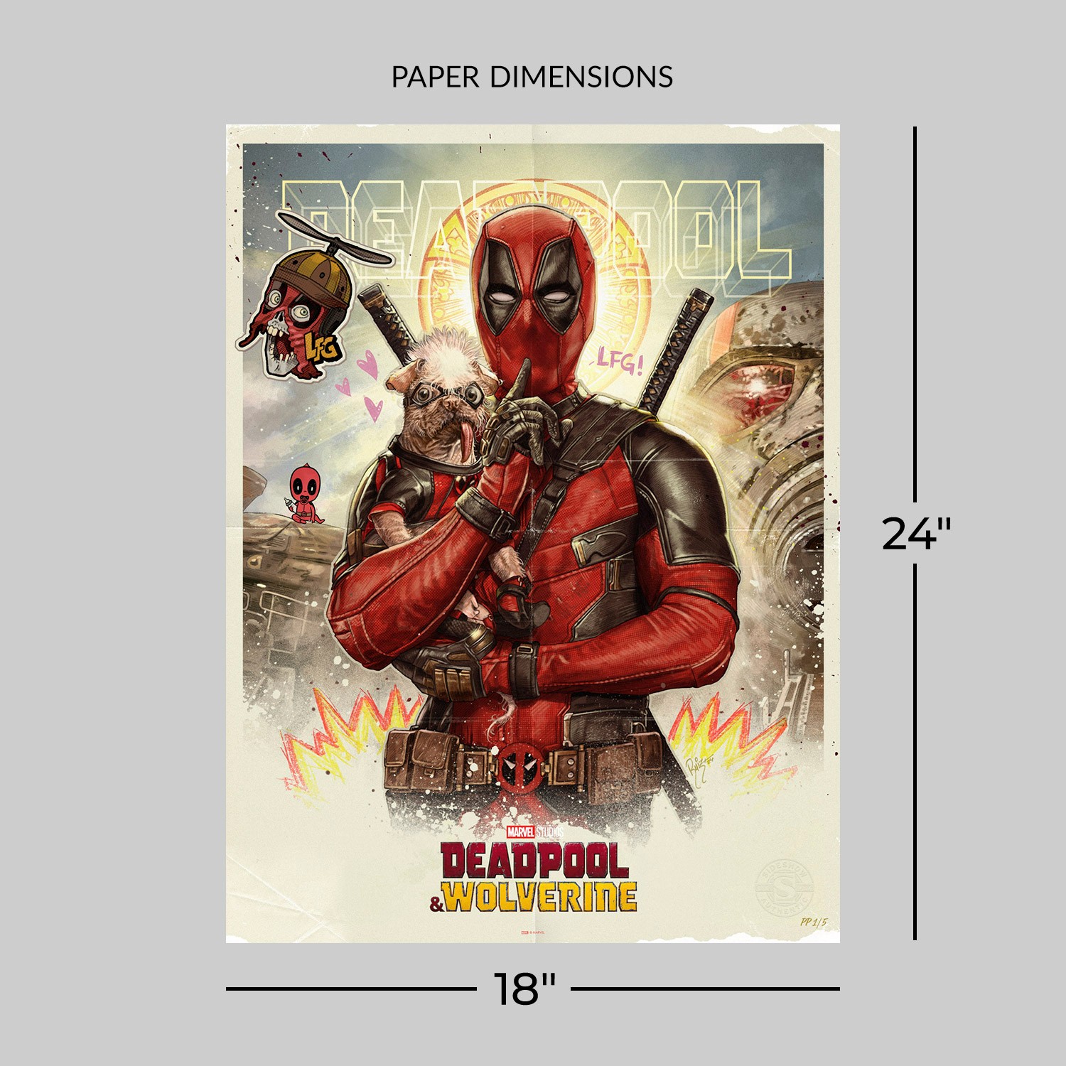 Come Together: Deadpool Fine Art Print by Ruiz Burgos | Sideshow ...