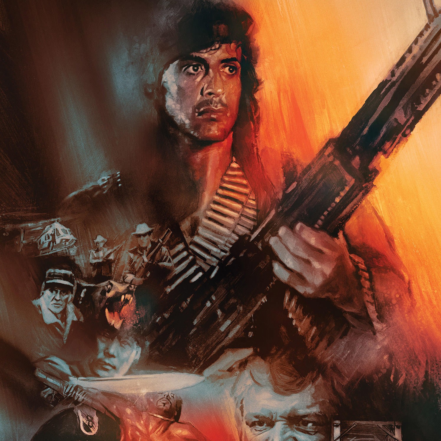 Rambo: First Blood Variant Screenprint by Apollo Gallery | Sideshow ...