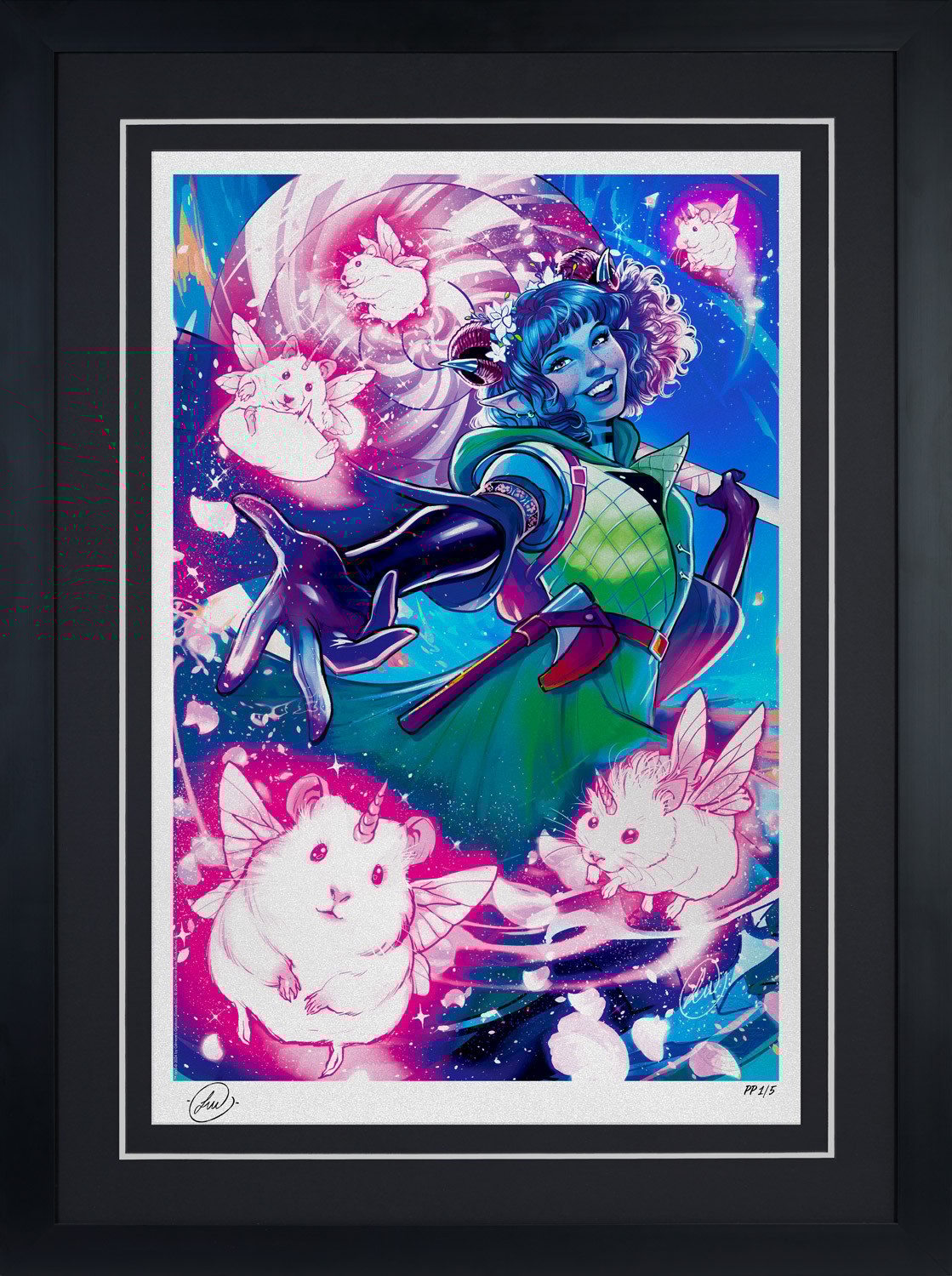 Jester Lavorre: Heart of Chaos Fine Art Print by Lucas Werneck ...