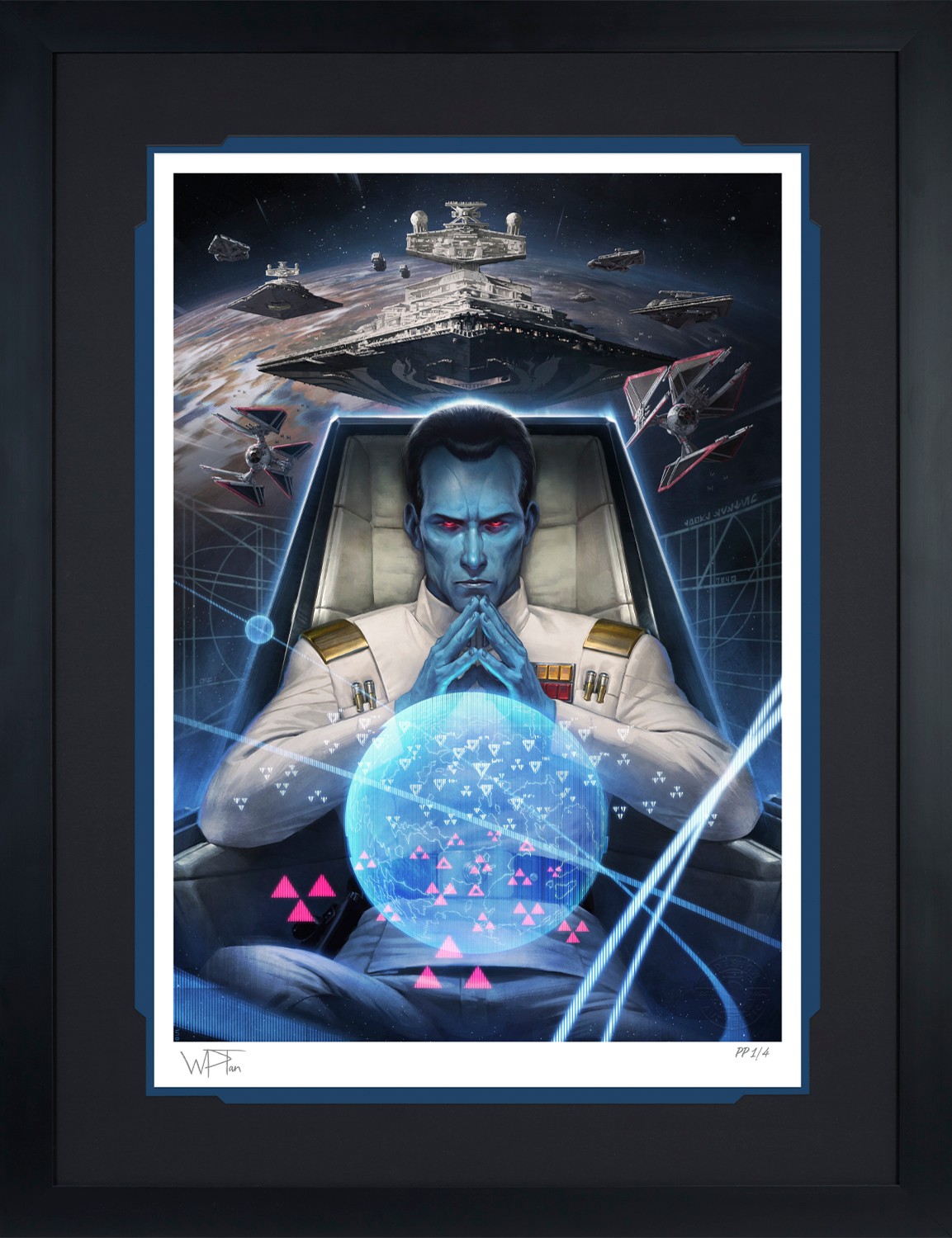 Grand Admiral Thrawn™ Fine Art Print by Darren Tan | Sideshow Collectibles