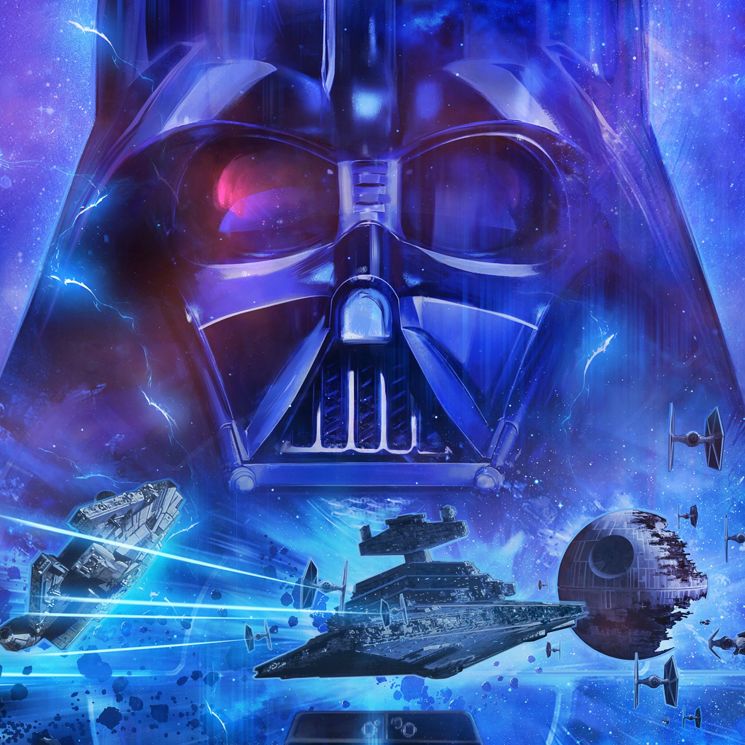 Star Wars™: Dark Forces of the Galactic Empire Fine Art Print by Dave Wilkins | Sideshow ...