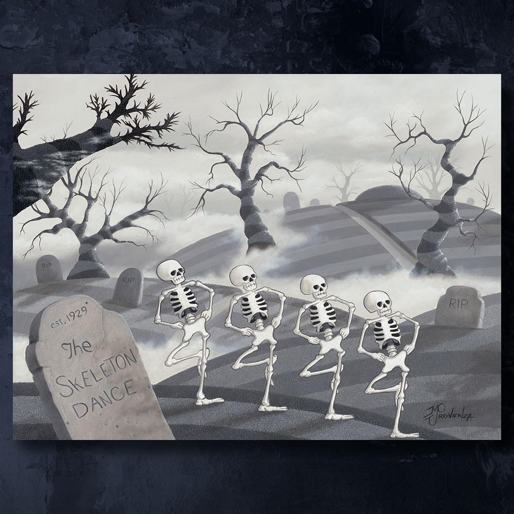 The Skeleton Dance Art Print by Disney Fine Art | Sideshow Collectibles