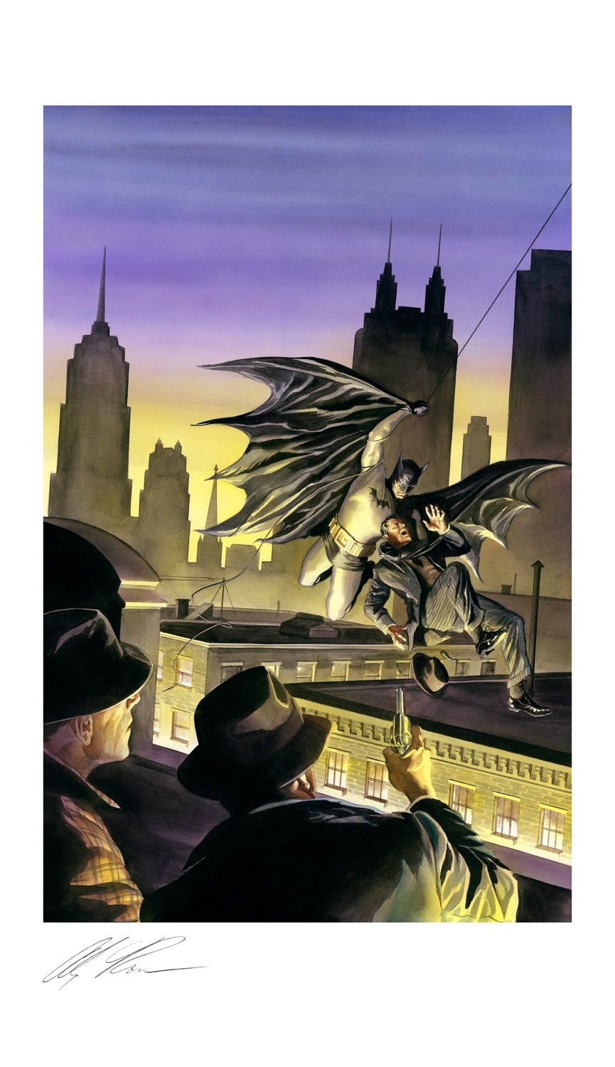 Batman Tribute Fine Art Print by Alex Ross | Sideshow Collectibles