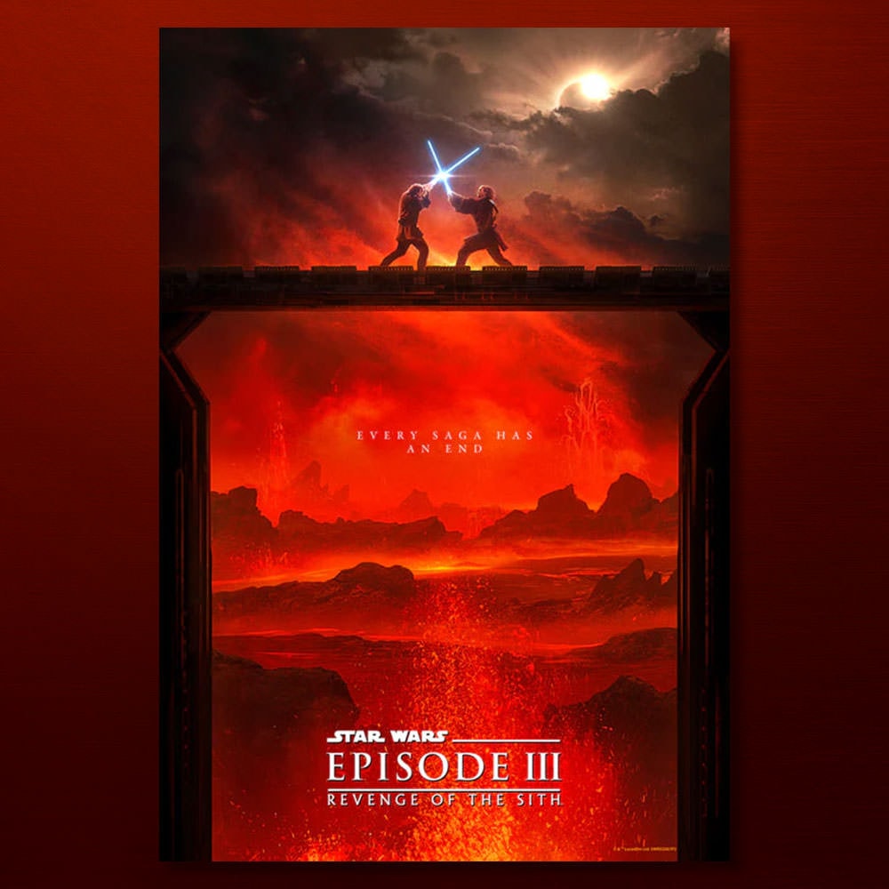 Mustafar Confrontation Art Print by ACME Archives | Sideshow Collectibles