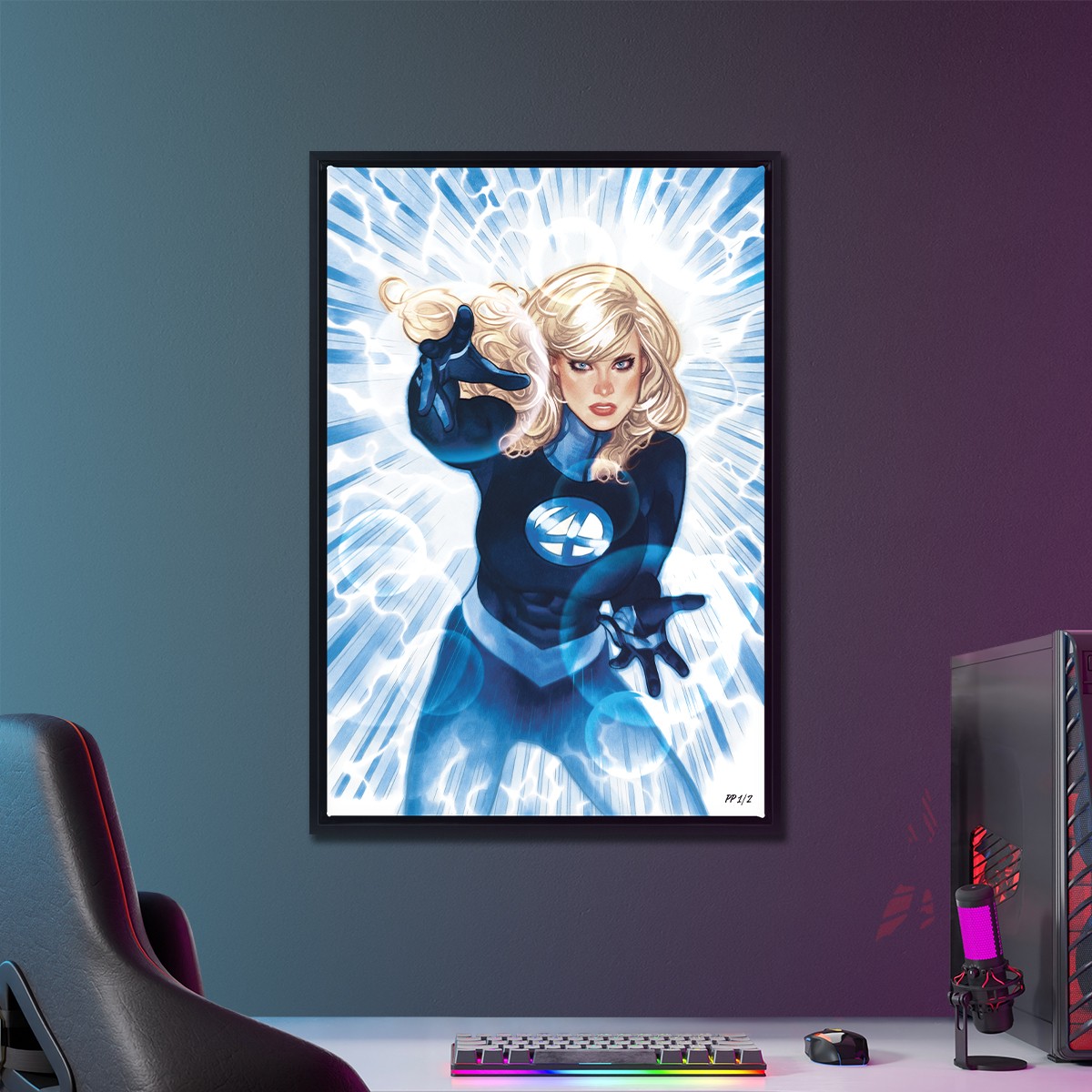 Sue Storm: The Invisible Woman Fine Art Print by Adam Hughes | Sideshow ...