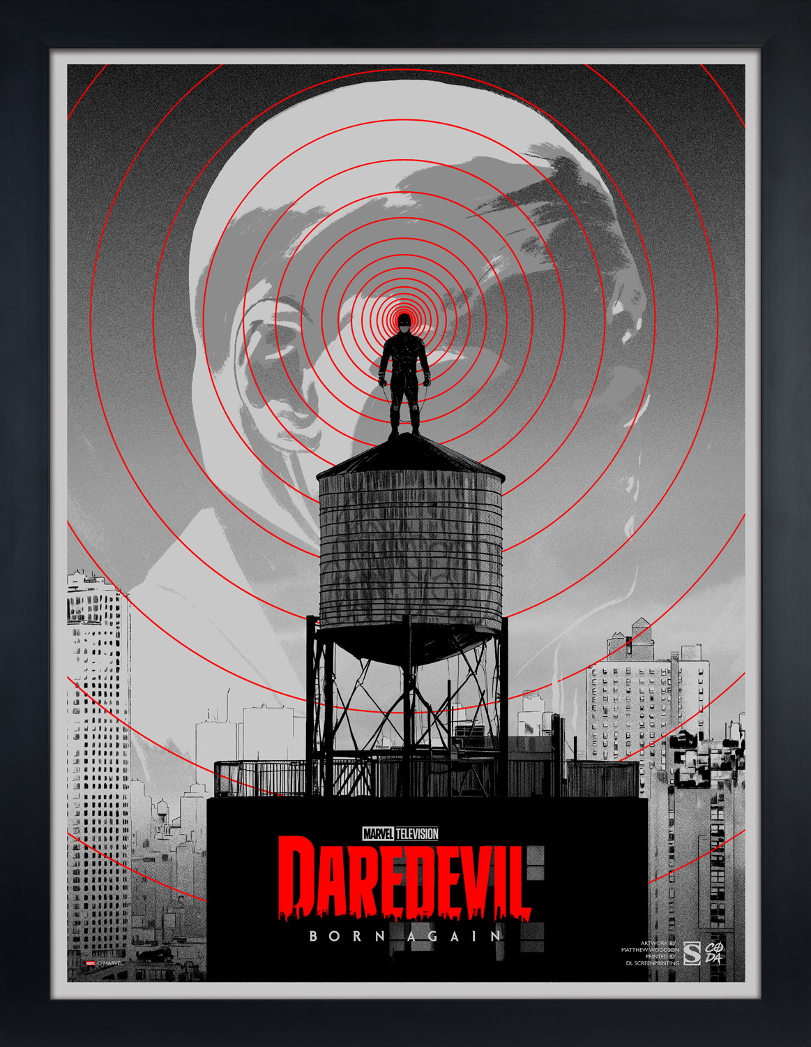 Daredevil: Born Again Screenprint By Matthew Woodson | Sideshow ...