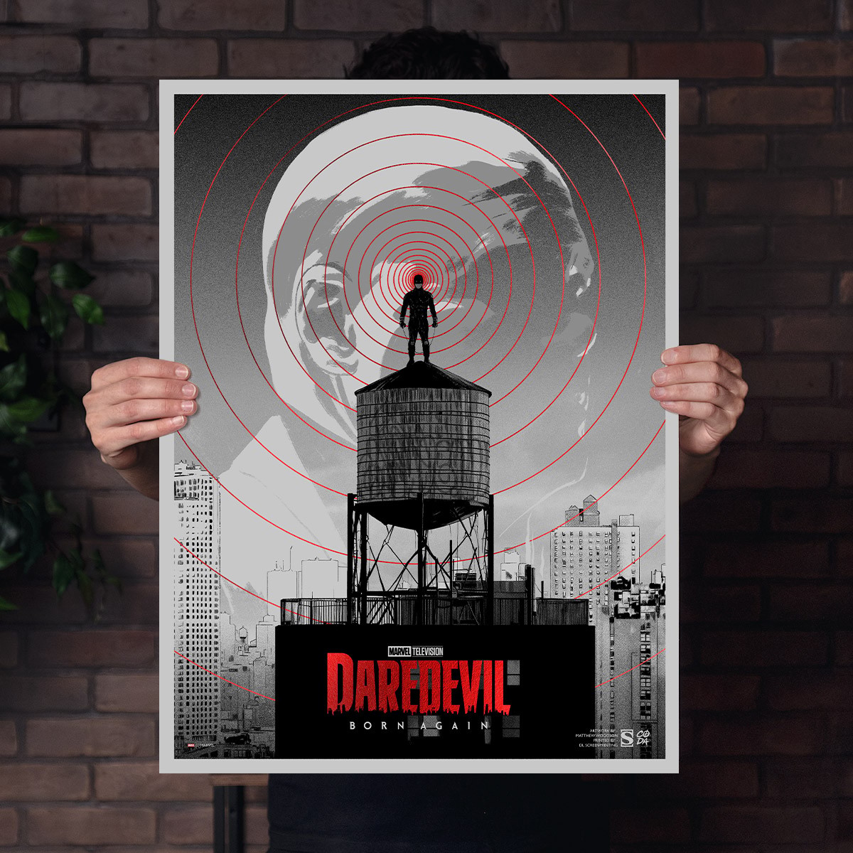 Daredevil: Born Again Screenprint By Matthew Woodson | Sideshow ...