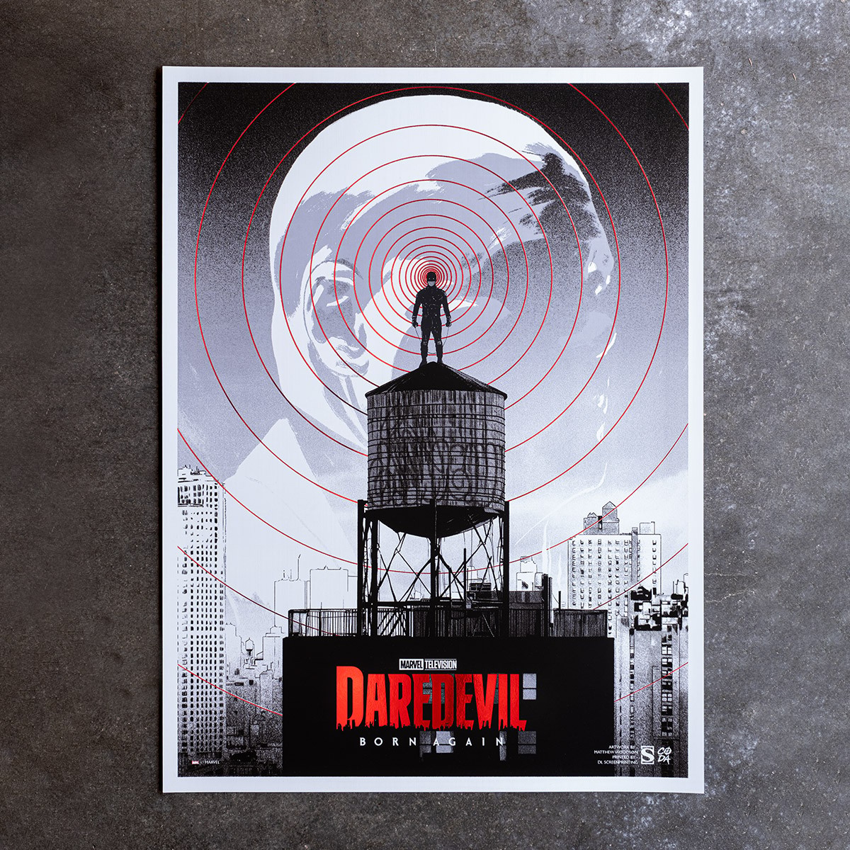 Daredevil: Born Again Screenprint By Matthew Woodson | Sideshow ...