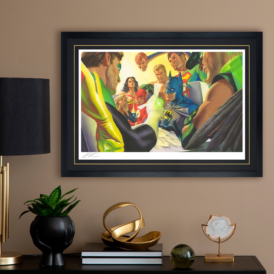 JLA Mail Room Fine Art Print by Alex Ross | Sideshow Collectibles