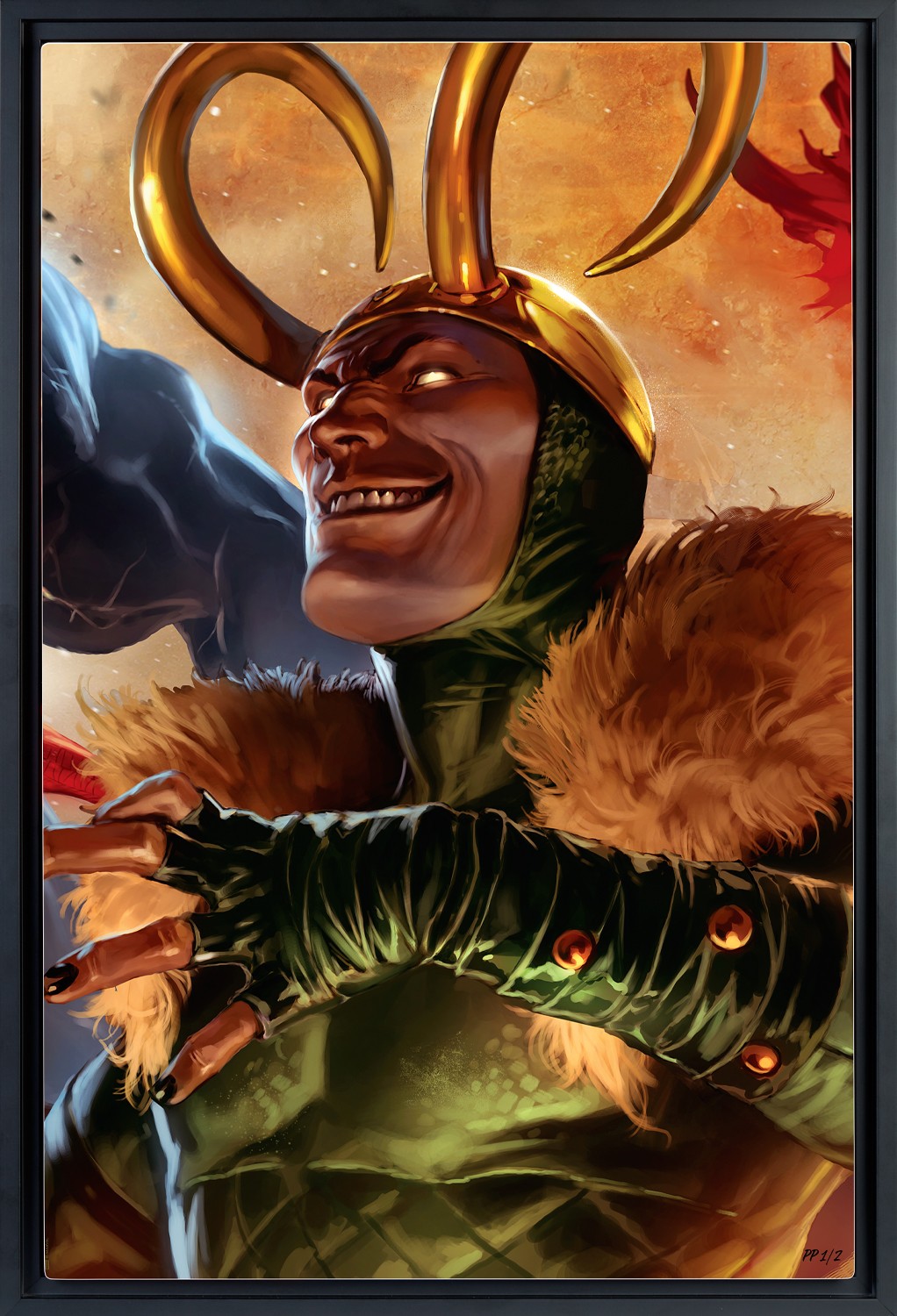Siege Loki Fine Art Print by Marko Djurdjevic | Sideshow Collectibles