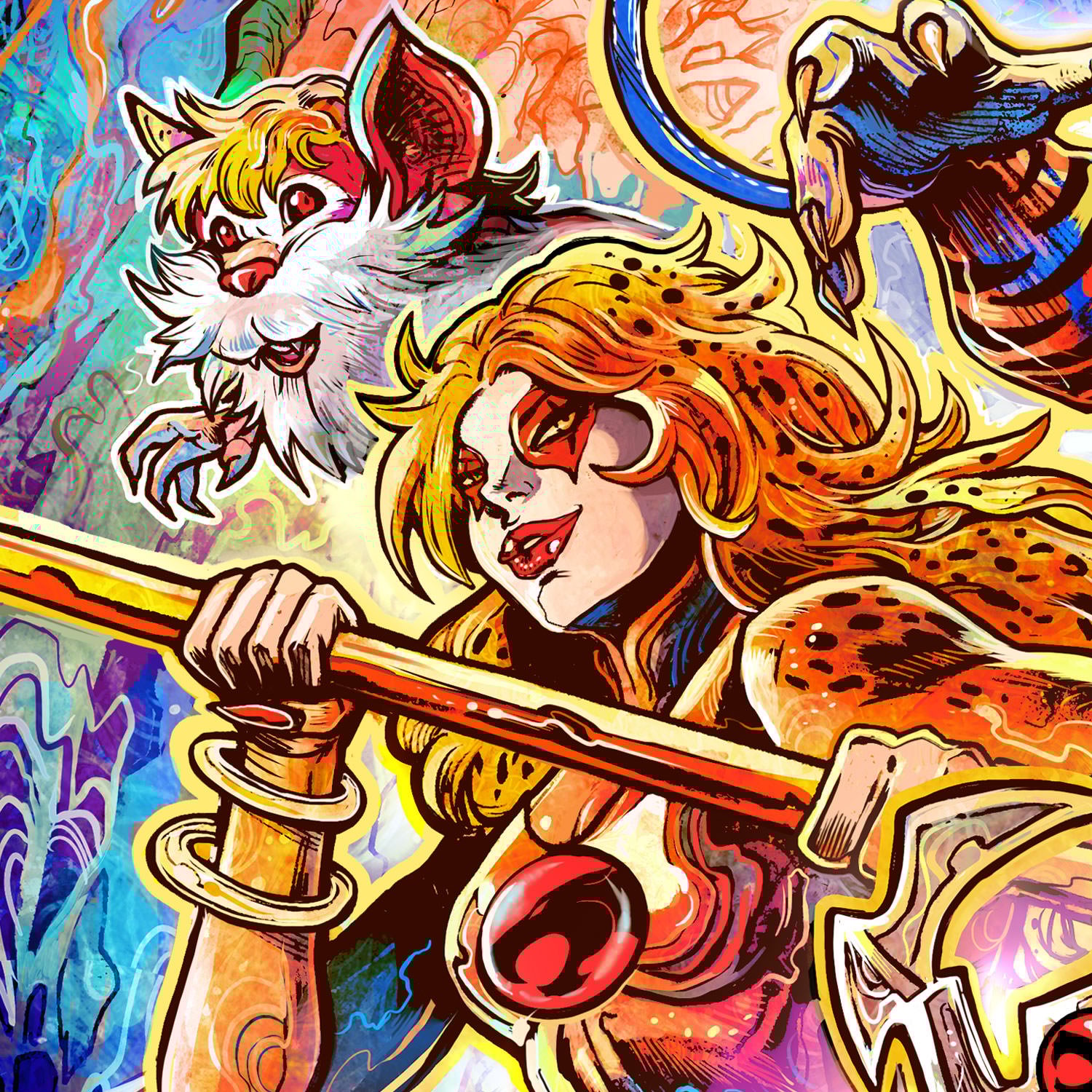 Let’s Go ThunderCats! Fine Art Print by artist Vincenzo Riccardi ...