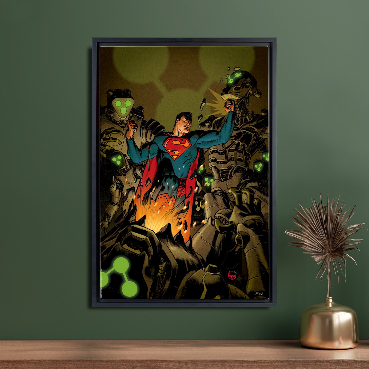 Superman In Space Art