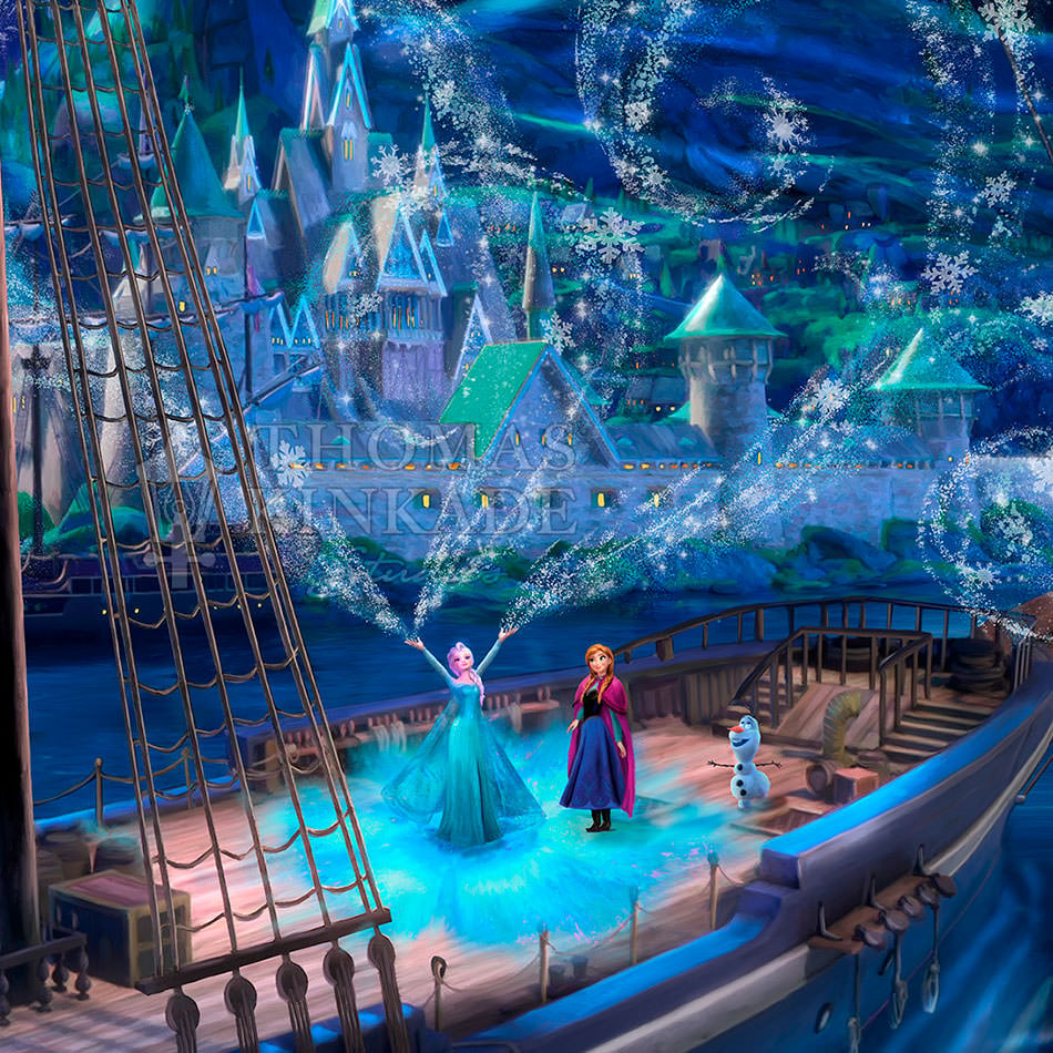 Frozen Love and Magic Art Print by Art Brand Studios | Sideshow ...